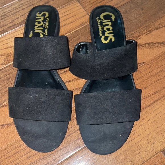 Circus by Sam Edelman | Shoes | Circus Black Velvet Sandal Sz 6 | Poshmark